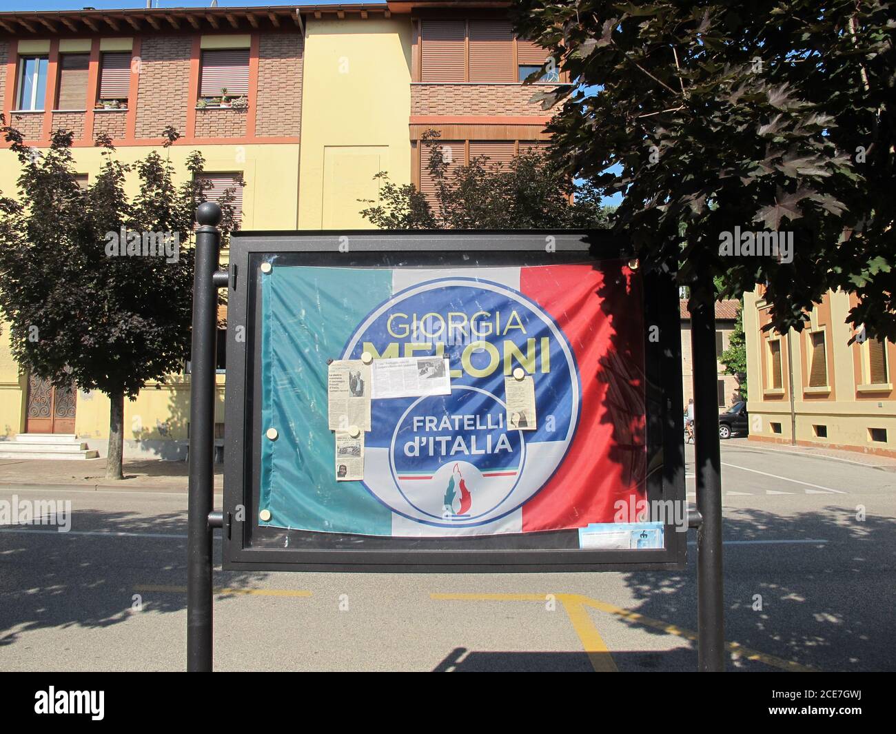 Predappio, Italy. 12th Aug, 2020. City view of Predappio, the ...