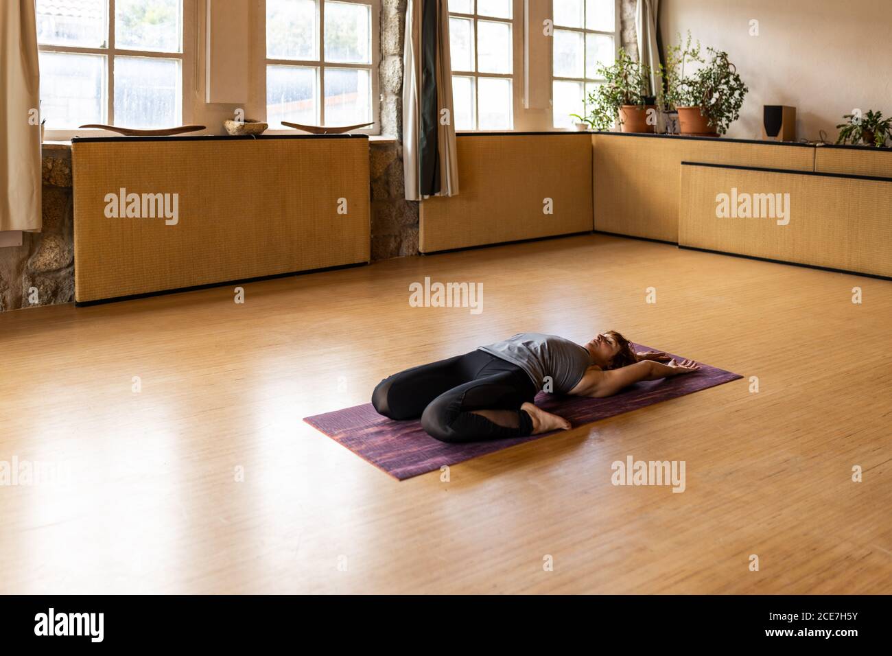 Supine hero pose hi-res stock photography and images - Alamy