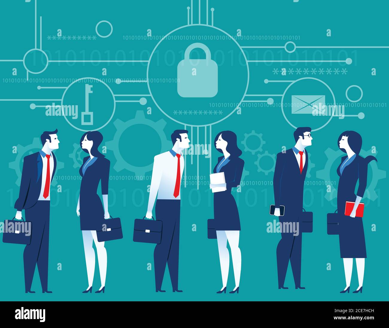 Cybersecurity vector vectors hi-res stock photography and images - Alamy