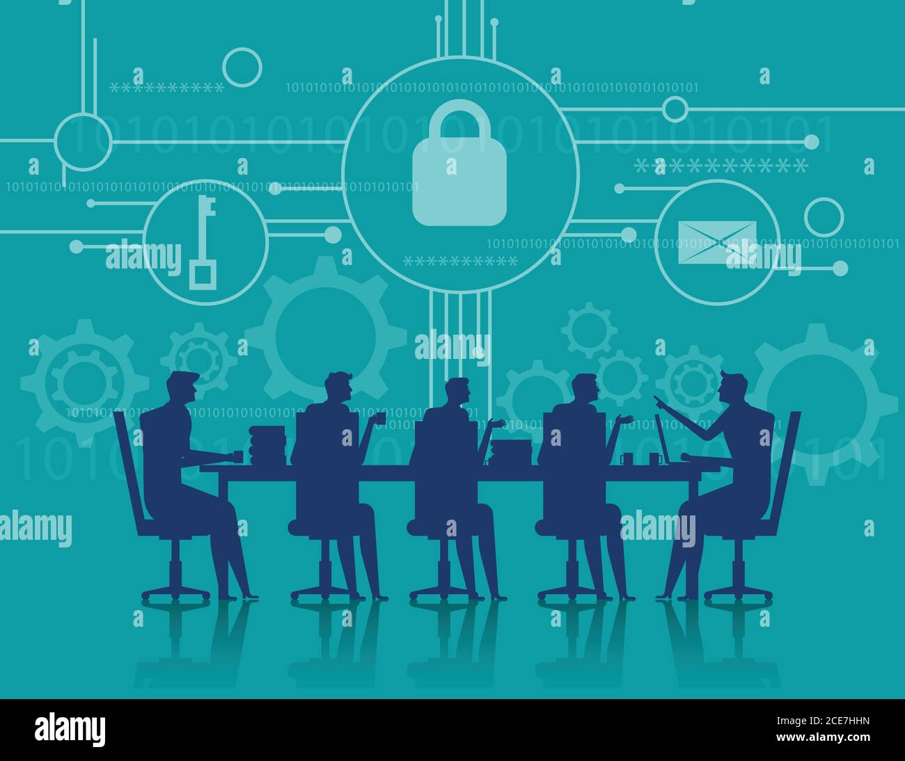 Cybersecurity vector vectors hi-res stock photography and images - Alamy