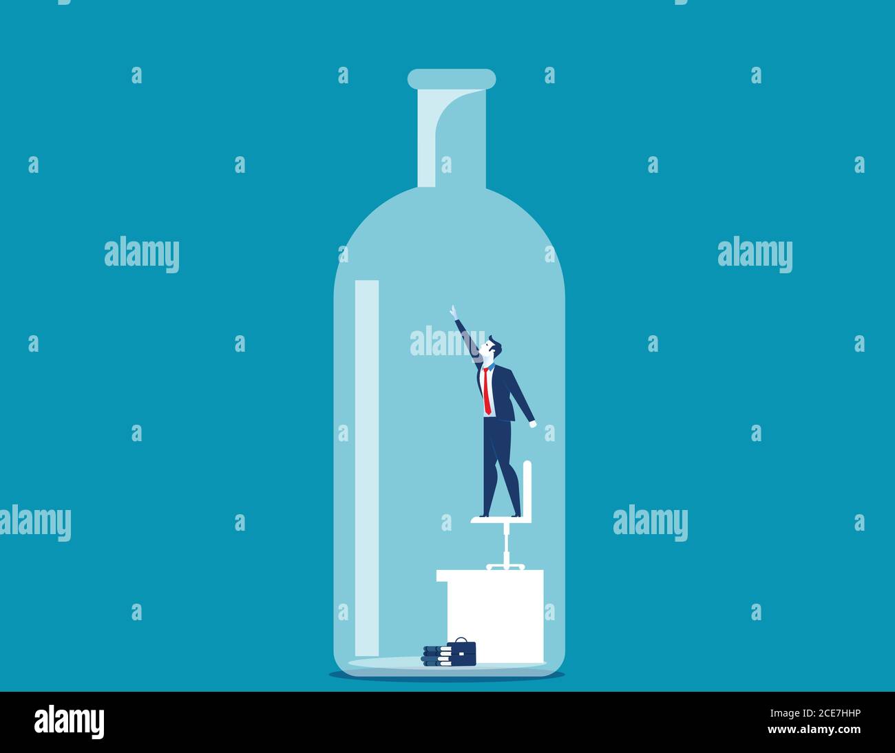 Trapped Vector Vectors High Resolution Stock Photography and Images - Alamy