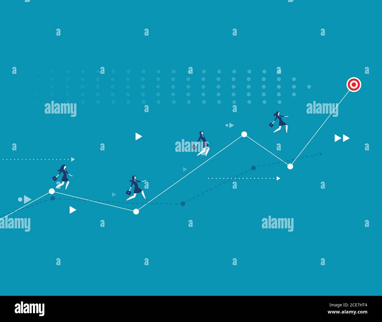 Arrow moving towards target hi-res stock photography and images - Alamy