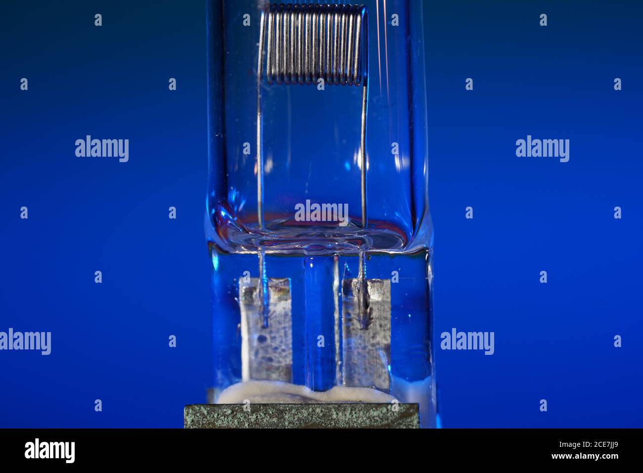 Closeup shot of an electric light bulb Stock Photo - Alamy