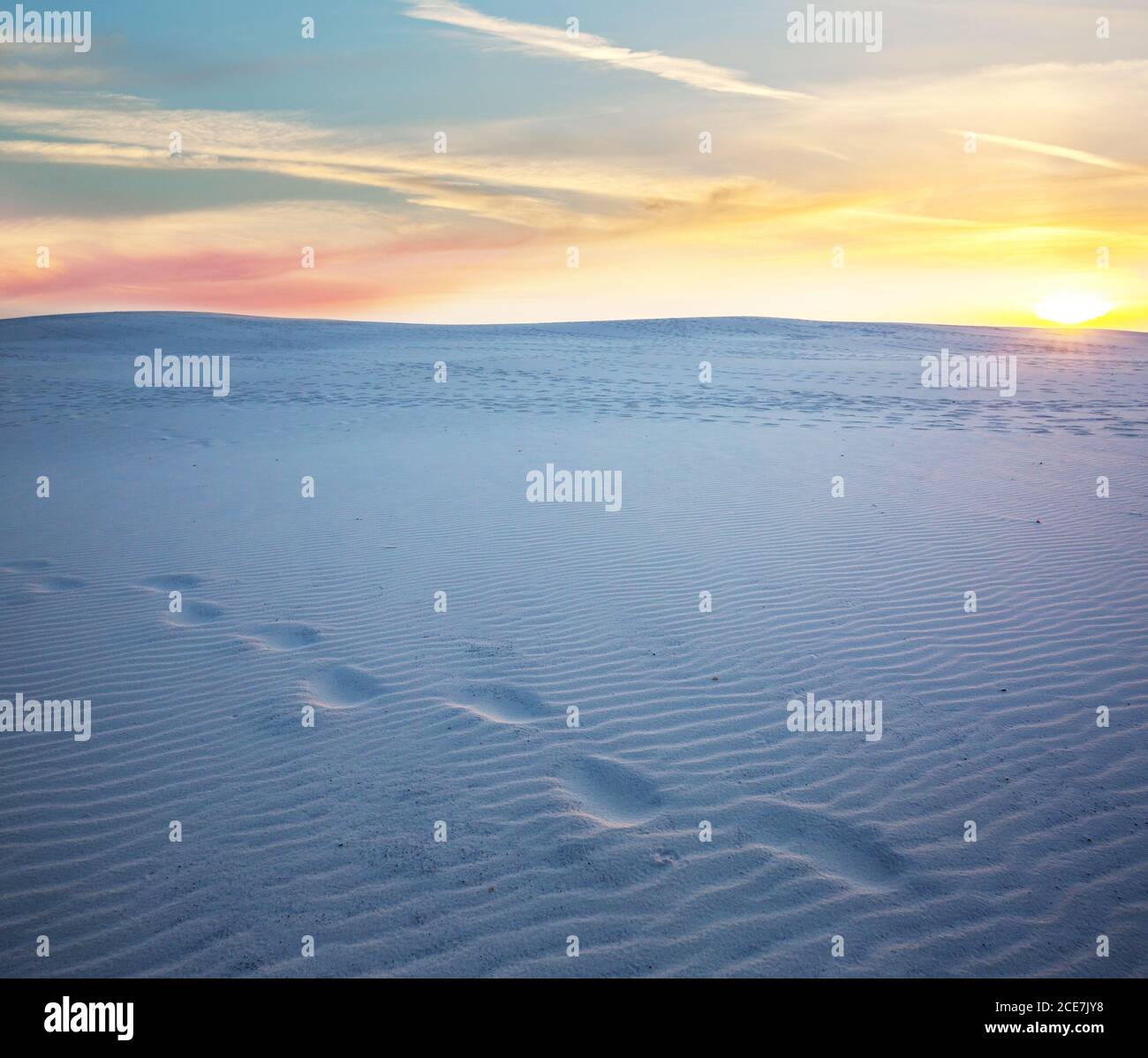 White Sand Dunes Stock Photo - Alamy
