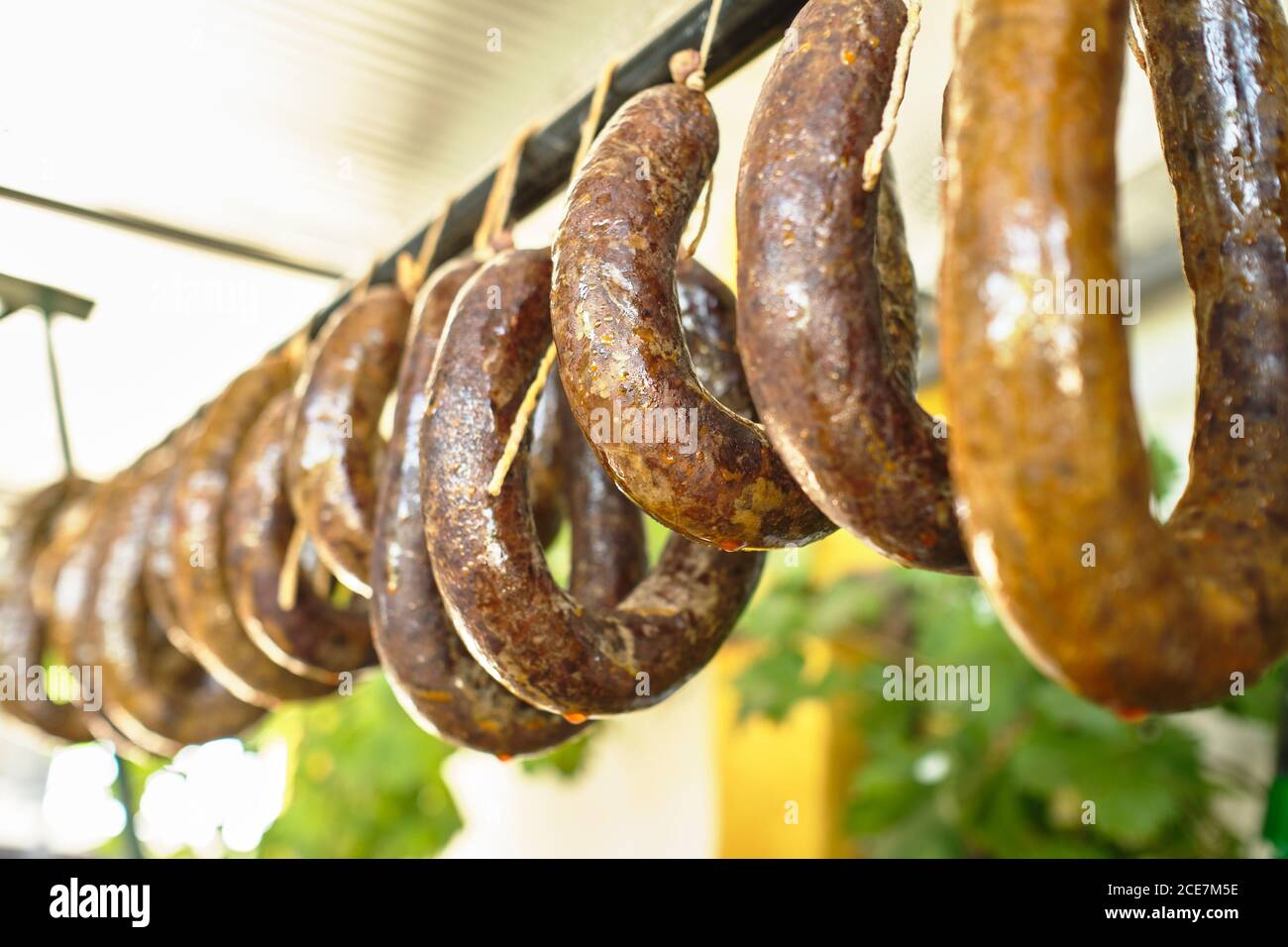 Hanging Chorizo High Resolution Stock Photography and Images - Alamy