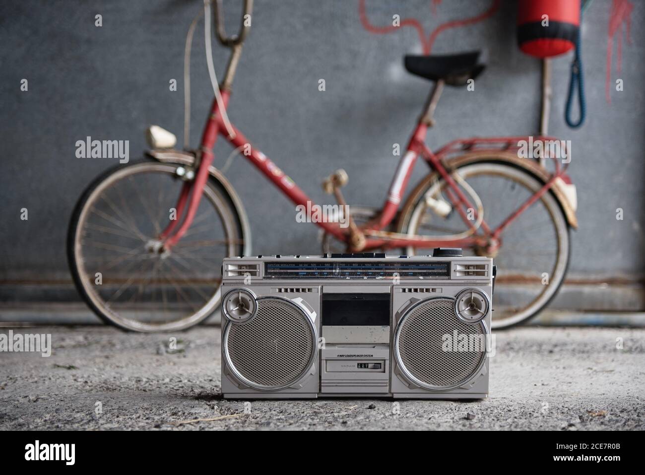 Old fashioned tape player hi-res stock photography and images - Alamy