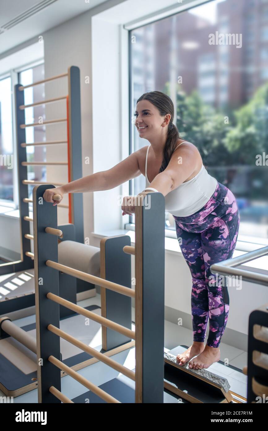 Plus size woman exercising hi-res stock photography and images - Alamy