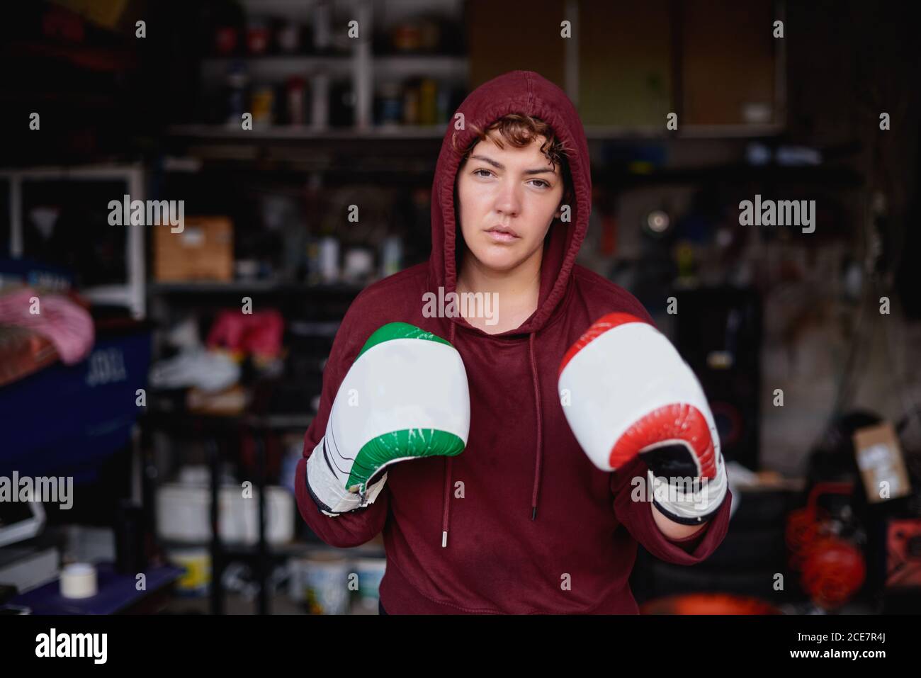 Shadow boxing exercise hi-res stock photography and images - Alamy