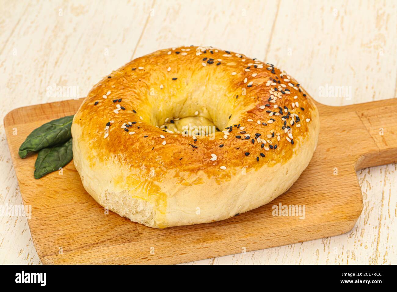 Hot tasty Uzbek flatbread ready for snack Stock Photo - Alamy