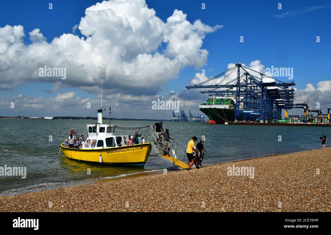 Ferry beach hi-res stock photography and images - Alamy