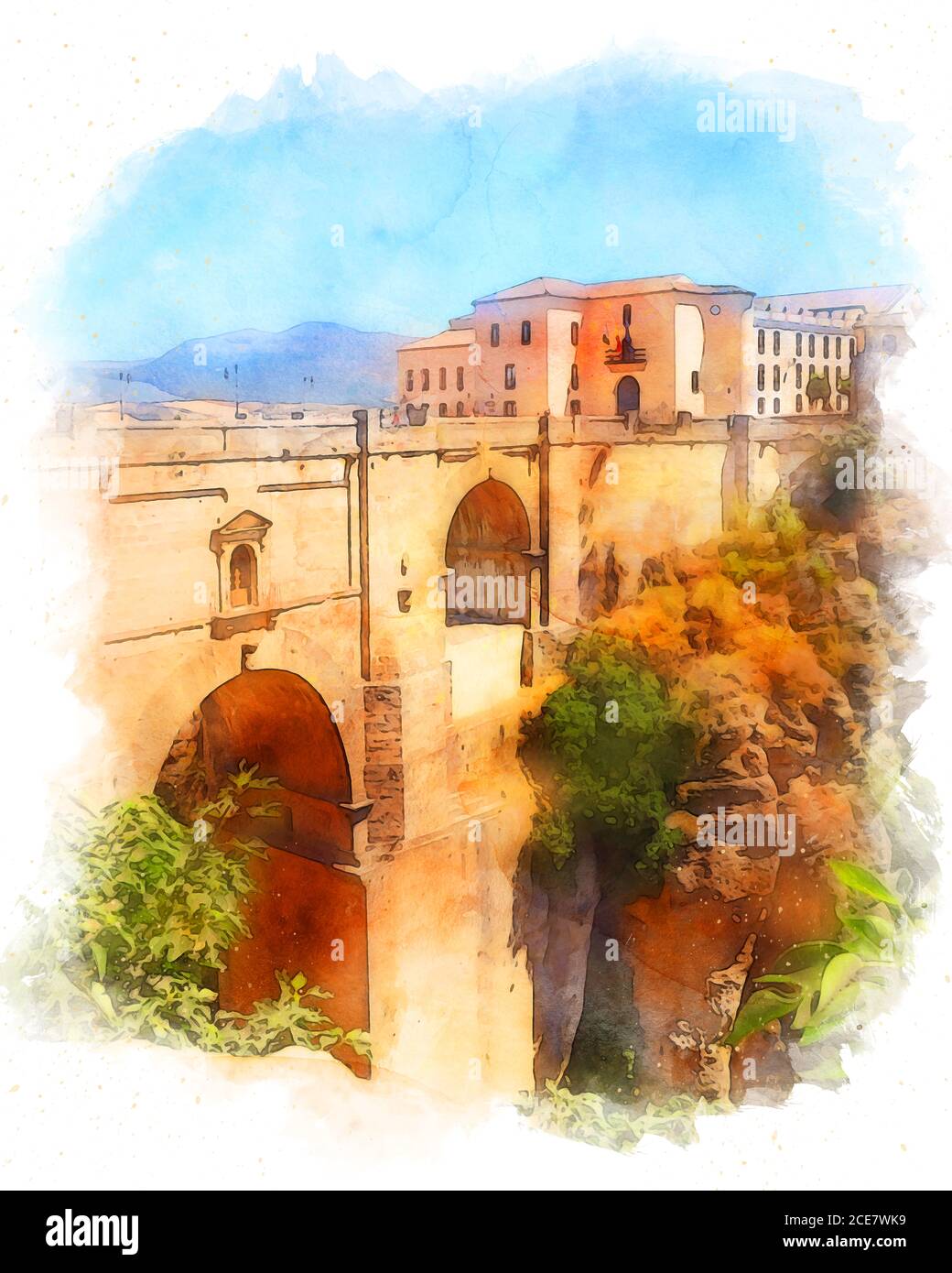 Panoramic spain Cut Out Stock Images & Pictures - Alamy