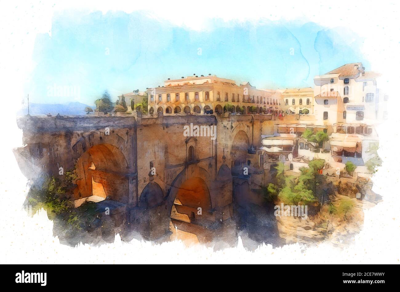 Ronda Cut Out Stock Images & Pictures - Alamy