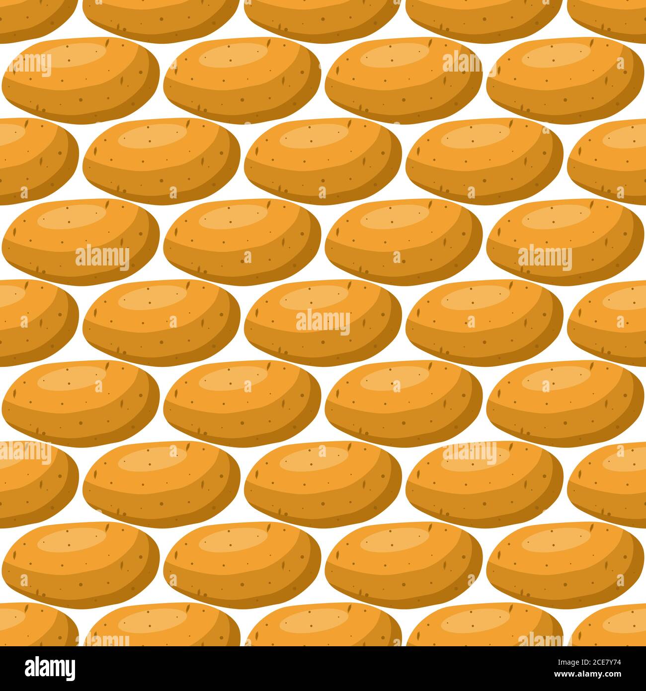 Potato pattern vector vectors hi-res stock photography and images - Alamy