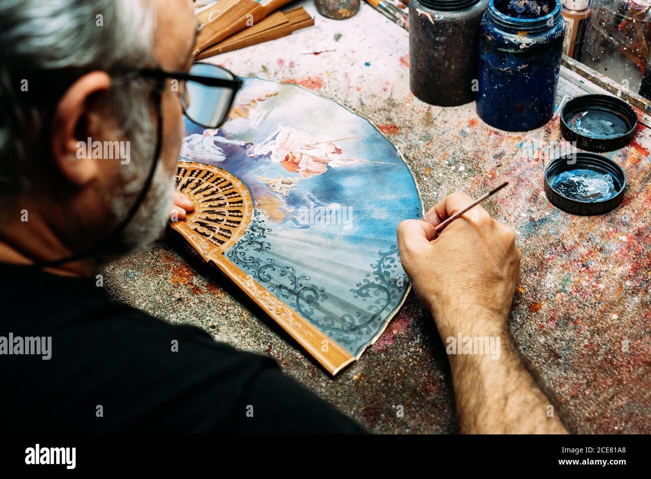 Male painter hi-res stock photography and images - Alamy