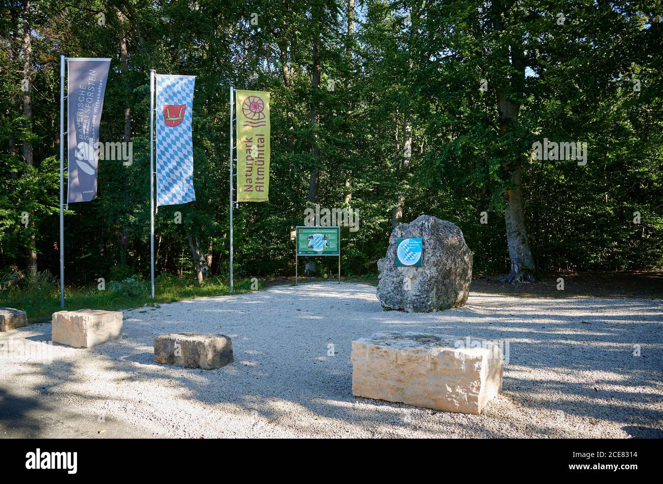 Geographic center of Bavaria, Kipfenberg, Bavaria, Germany Stock Photo ...