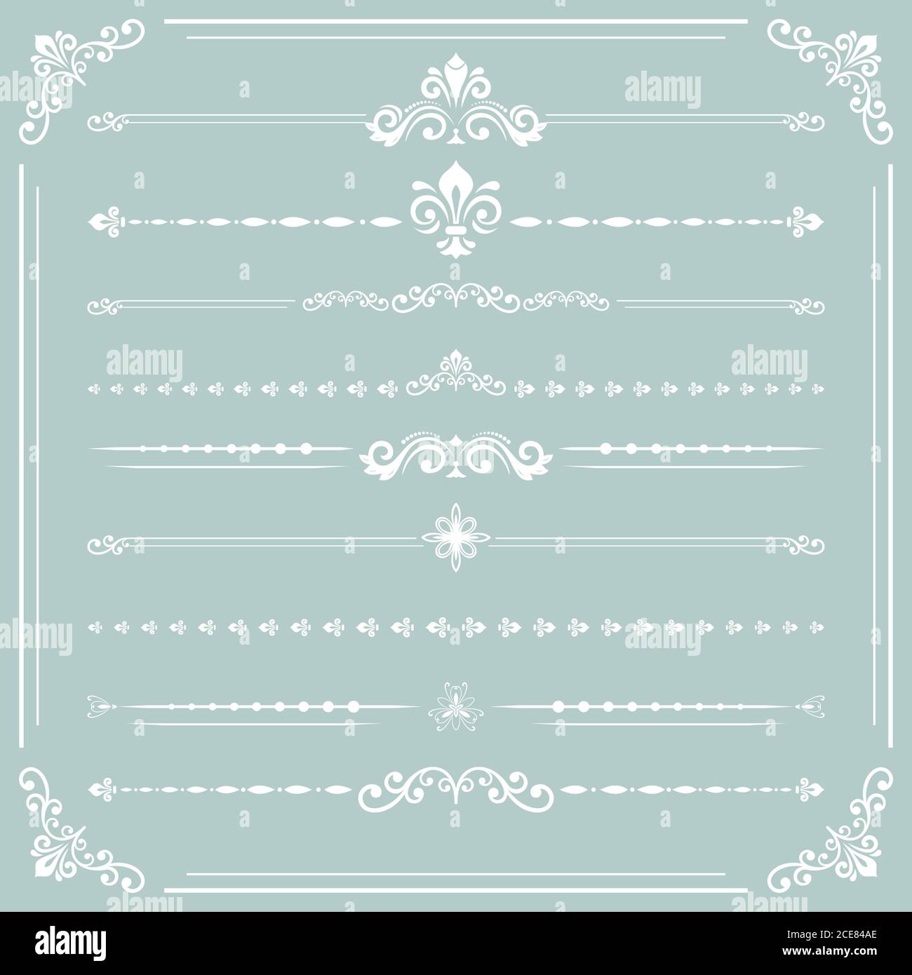 Set of Vector Horizontal Patterns Stock Vector Image & Art - Alamy