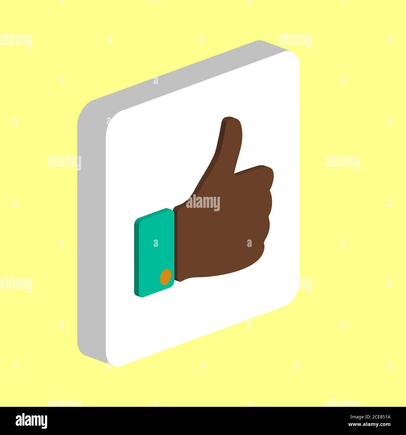 S thumb Stock Vector Images - Alamy