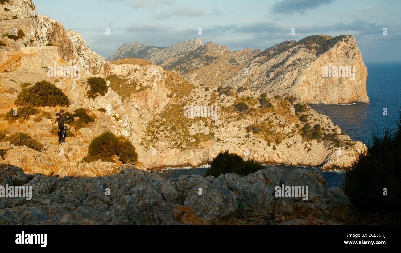 Spain - Majorca - Formentor Peninsula Cap De Formentor In Coast Of ...