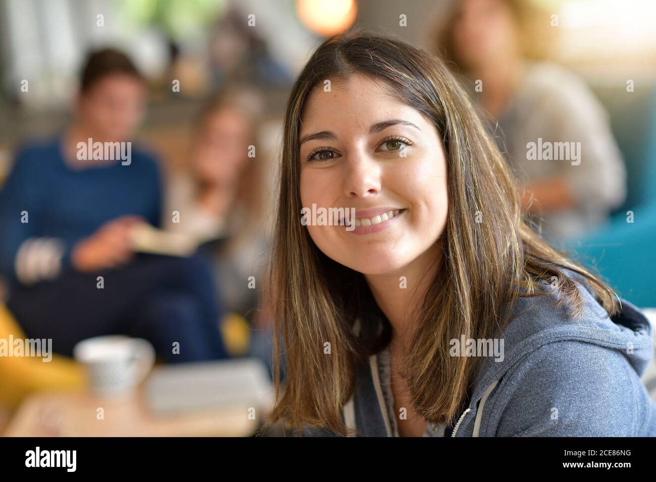 Portrait of 20-year-old student in shared flat Stock Photo - Alamy