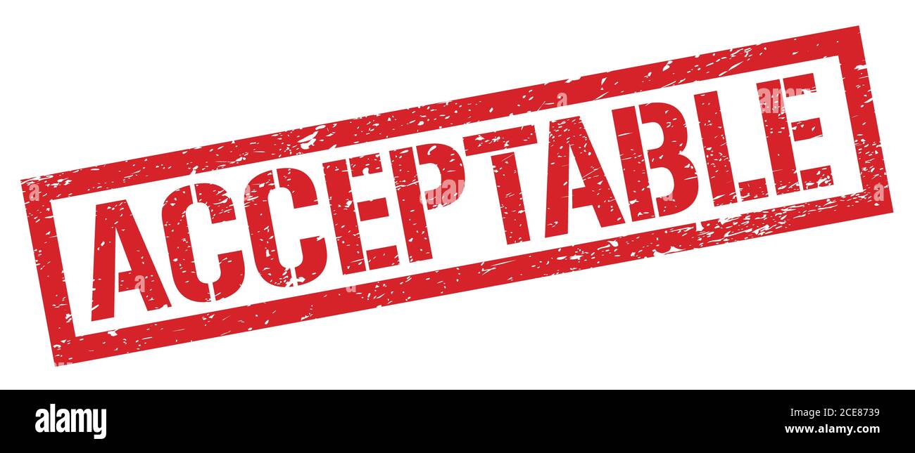 Acceptable stamp hi-res stock photography and images - Alamy