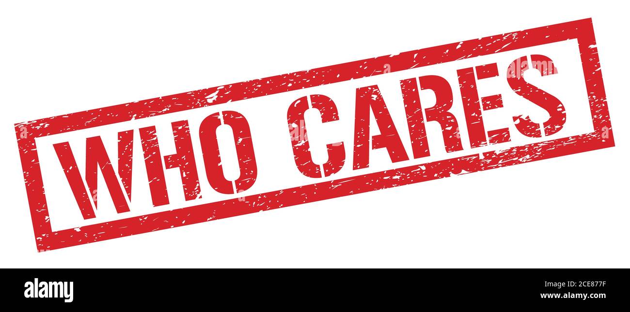 Who cares stamp hi-res stock photography and images - Alamy