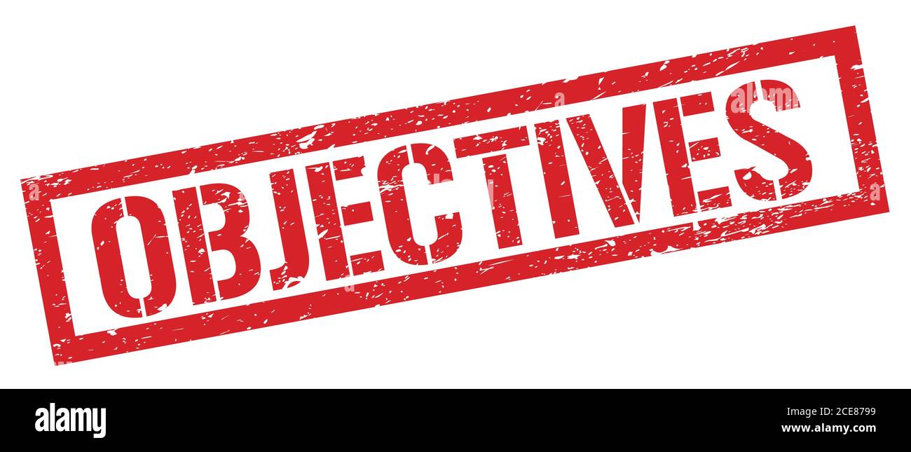 Objectives stamp hi-res stock photography and images - Alamy