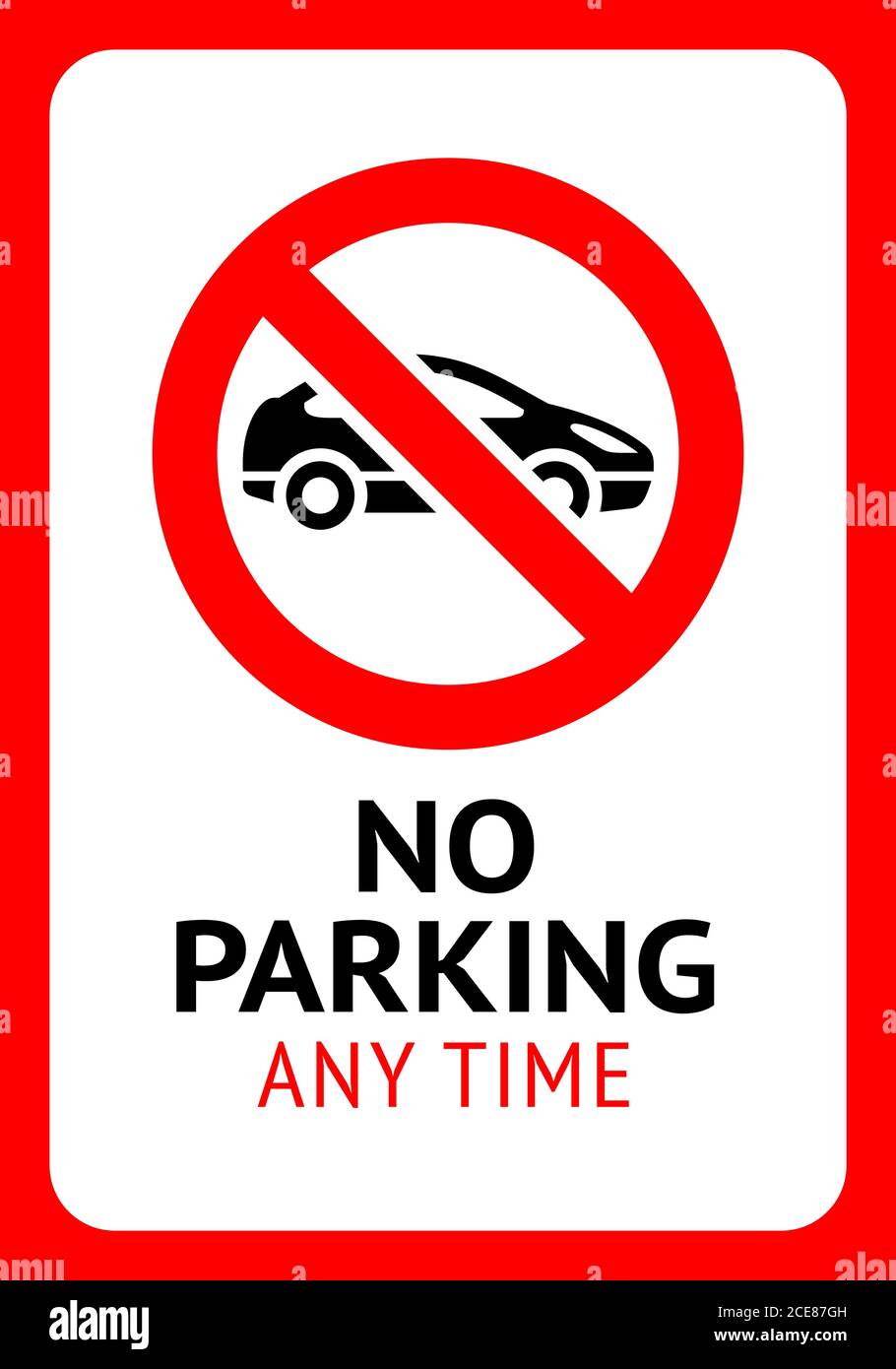 No Parking, modern sticker ready fo print Stock Vector Image & Art - Alamy