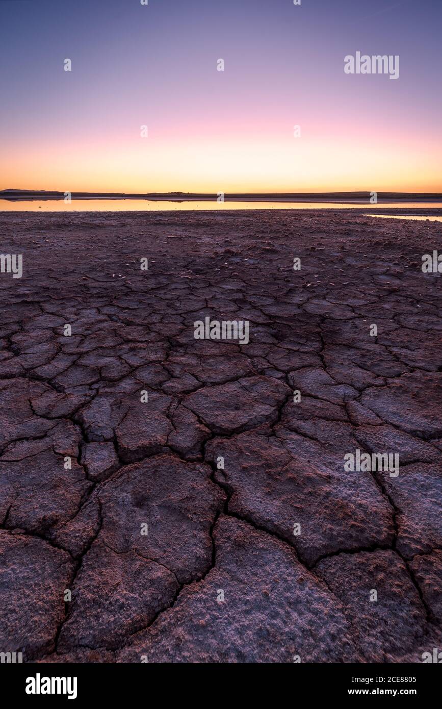 Soil drought sunset hi-res stock photography and images - Alamy