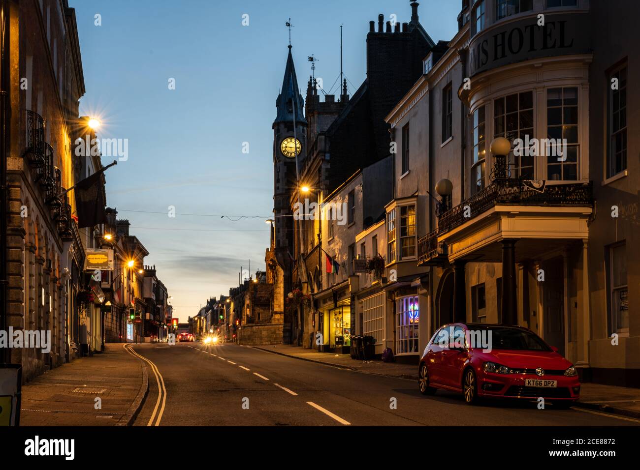 The Corn Exchange, King's Arms Hotel and old shop and office buildings ...