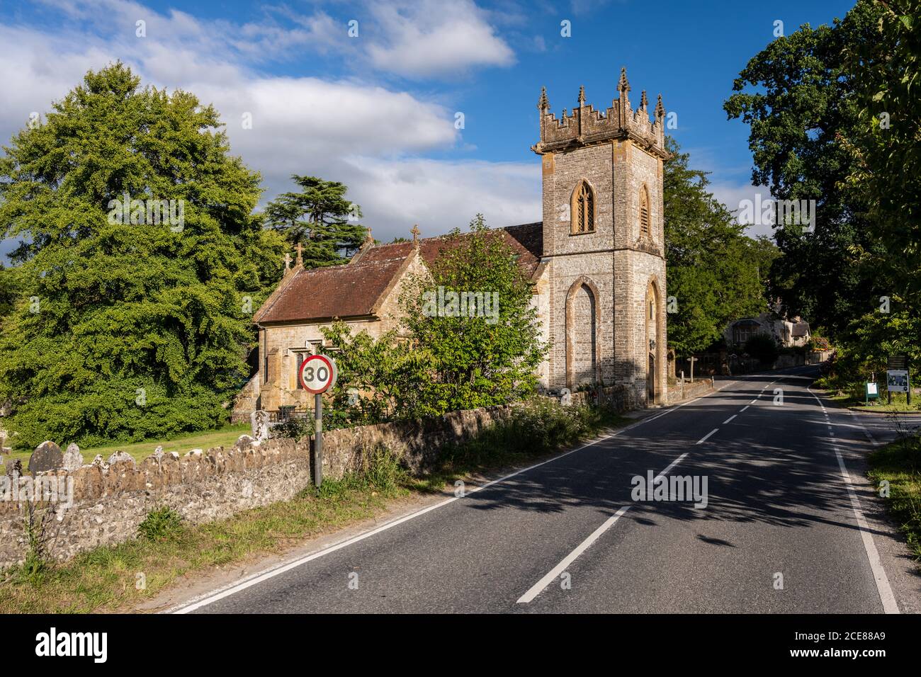Minterne house in minterne magna hi-res stock photography and images ...
