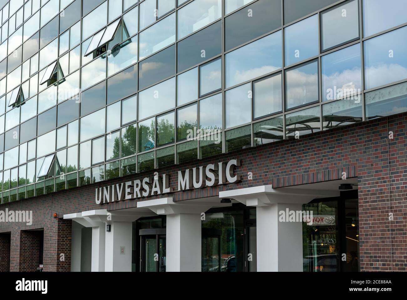 Berlin, Germany - 25 August 2020: Universal Music headquarters in ...