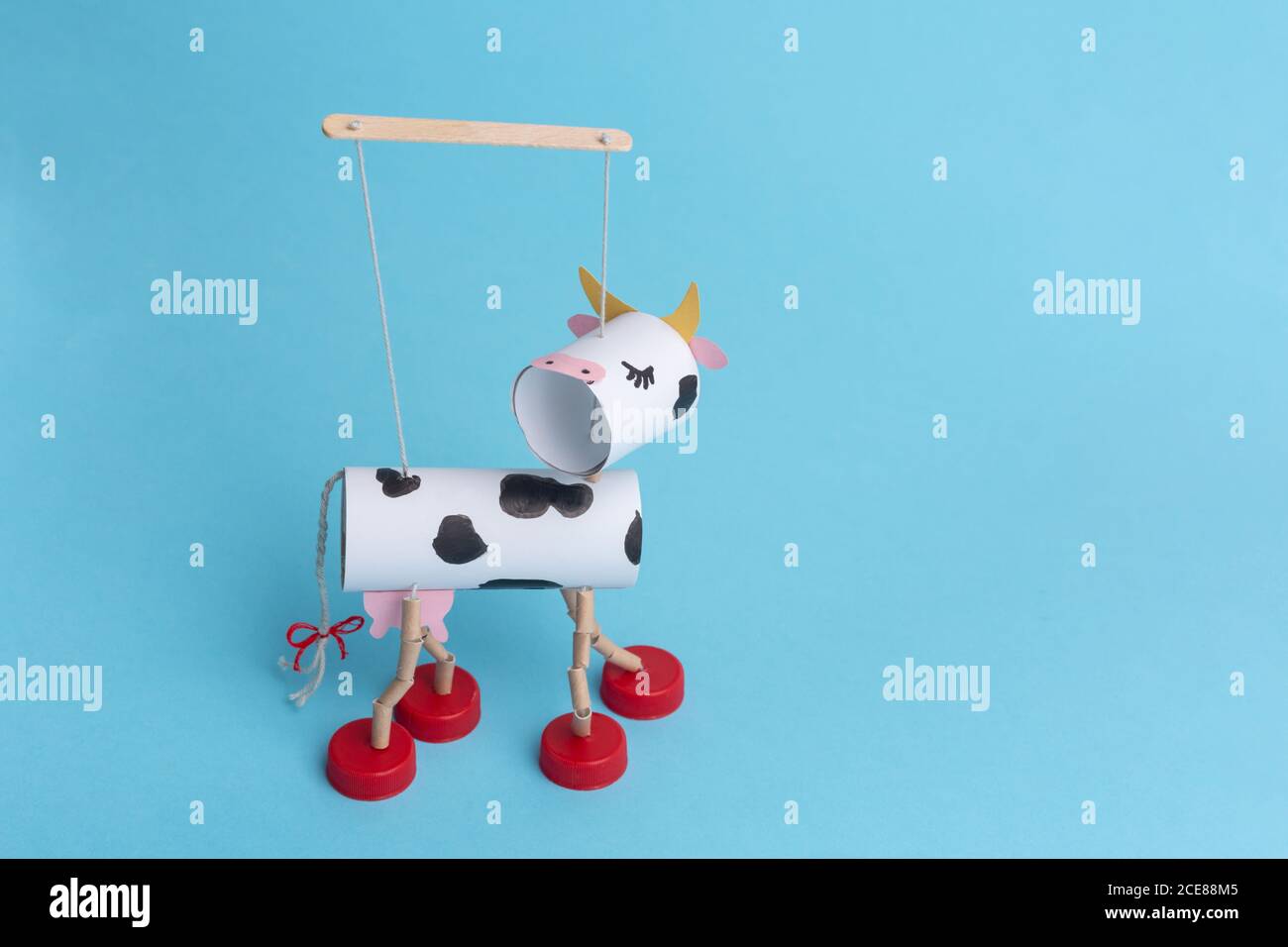easy activity to do, cow toilet paper roll craft for kid and ...