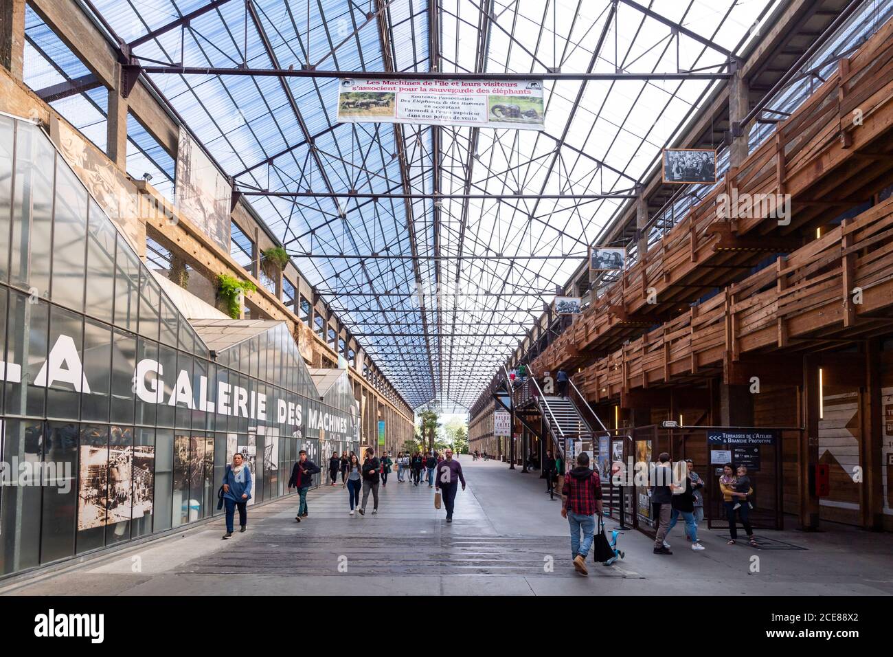 Nantes (north-western France): "Les Nefs" (The Vessels or The Ships ...