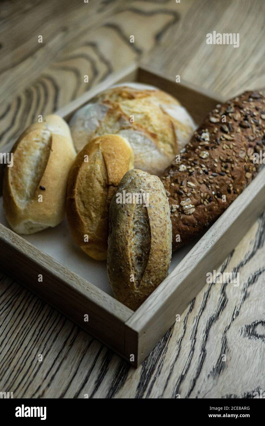 Bread box bakery and cafe hi-res stock photography and images - Alamy