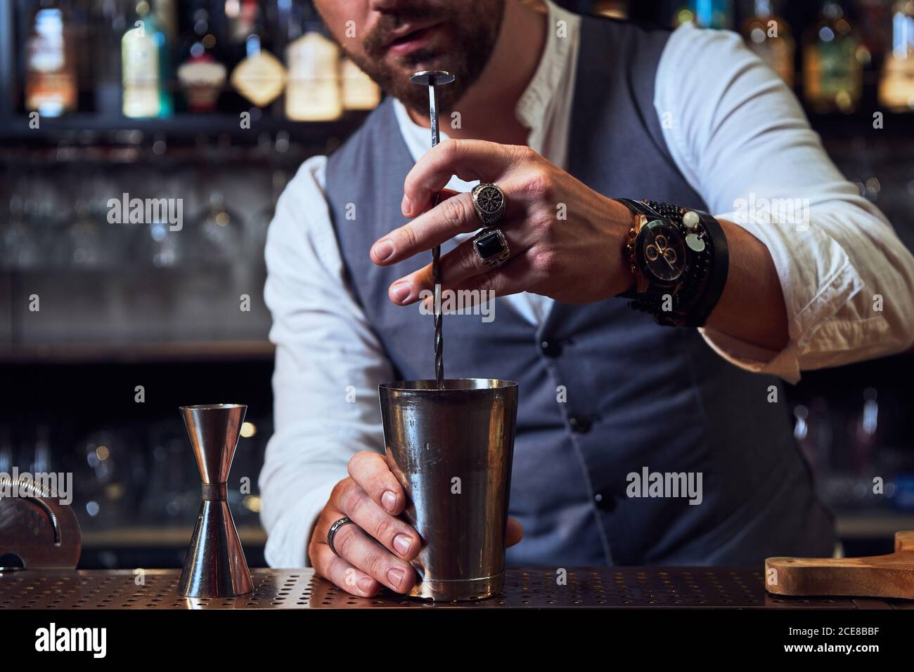 Professional barman hi-res stock photography and images - Alamy