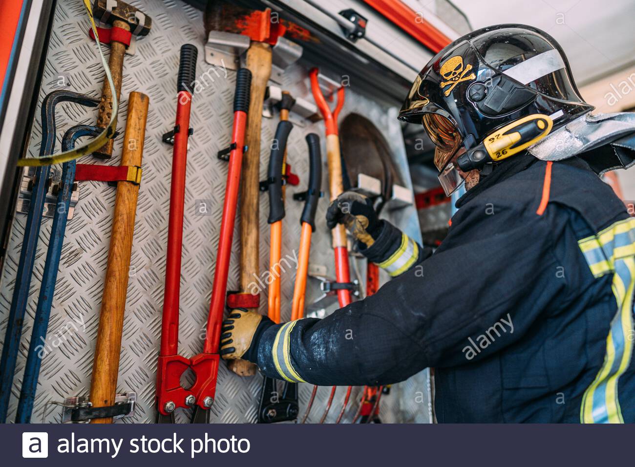 Fireman Truck High Resolution Stock Photography and Images - Alamy