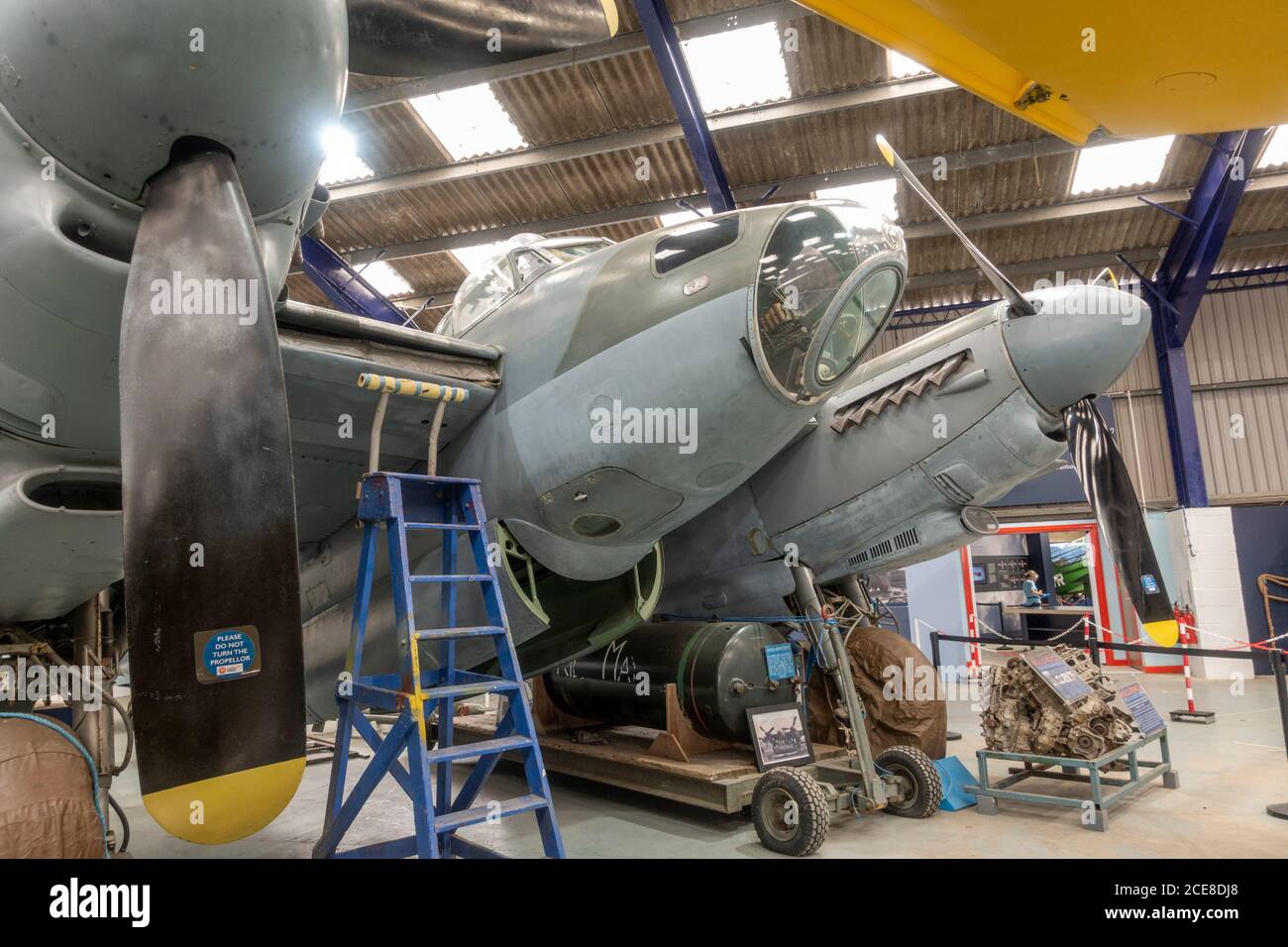 on display in the De Havilland Museum, London Colney, UK Stock Photo ...