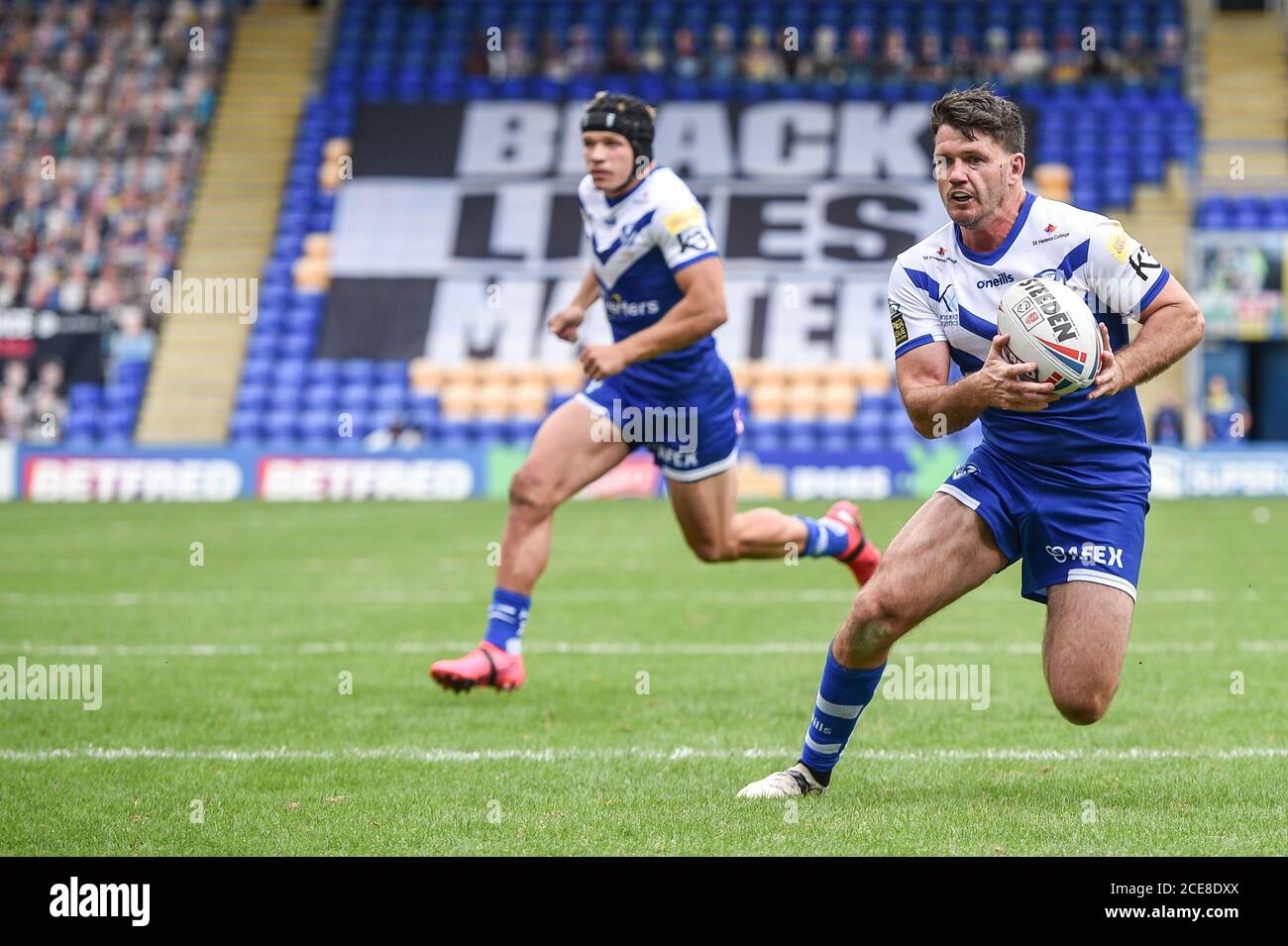 St Helens' Lachlan Coote in action Stock Photo - Alamy