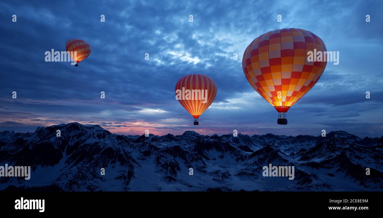 Aerostatic balloons hi-res stock photography and images - Alamy