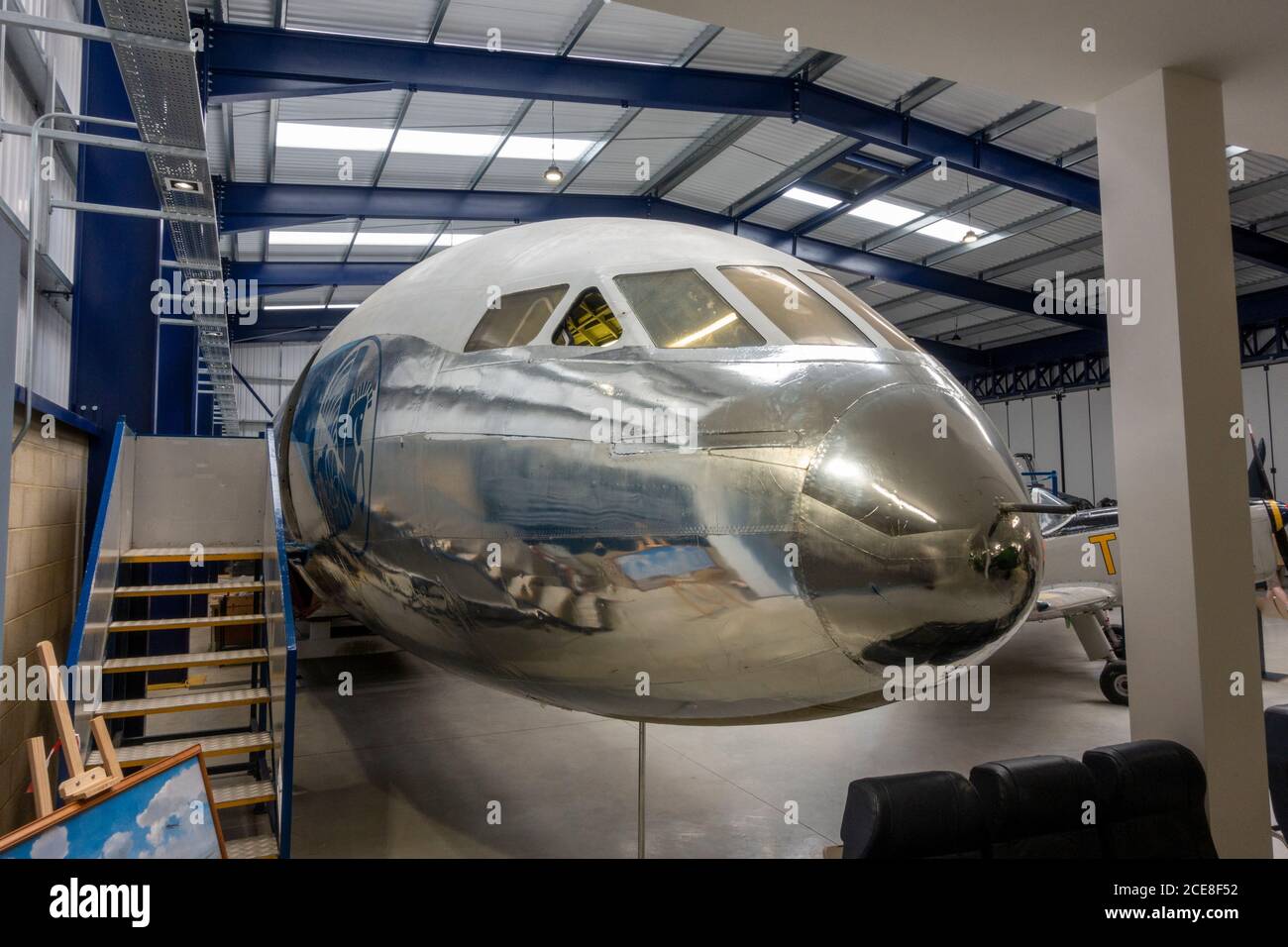 Fuselage of a De Havilland DH 106 Comet 1, the worlds first turbotjet ...