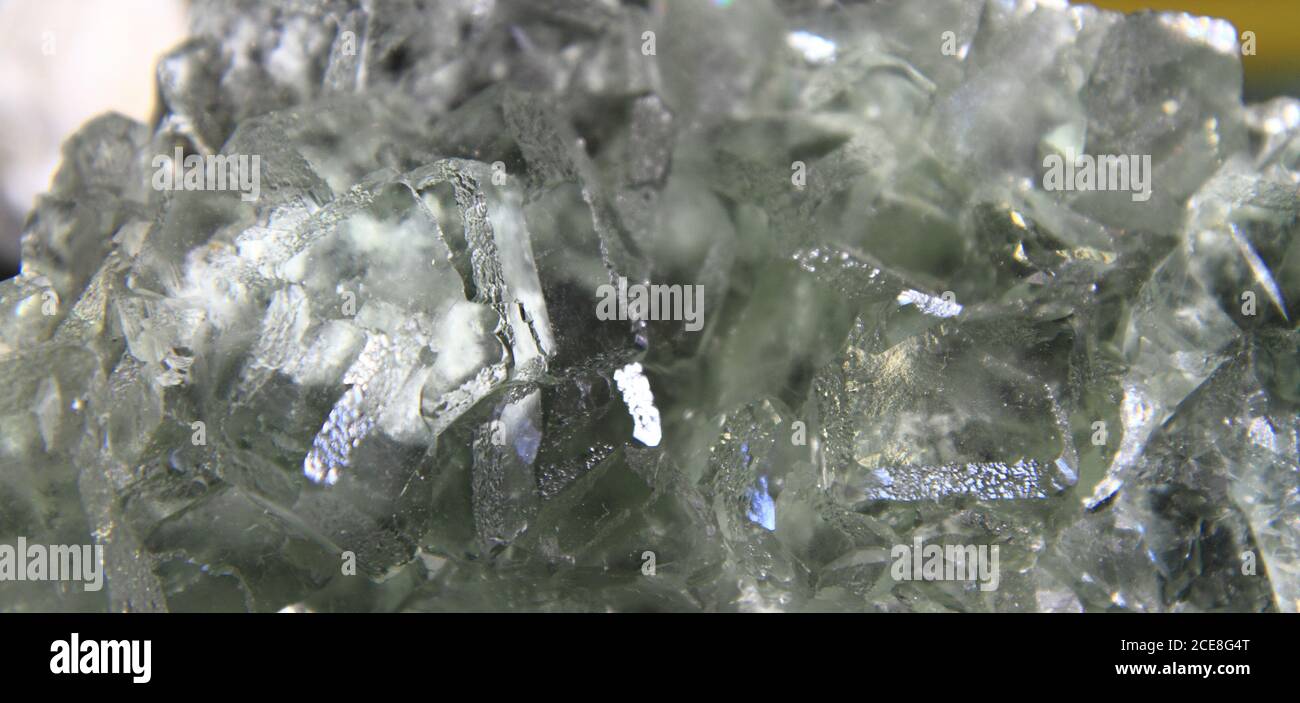 texture detail of green fluorite mineral background Stock Photo - Alamy