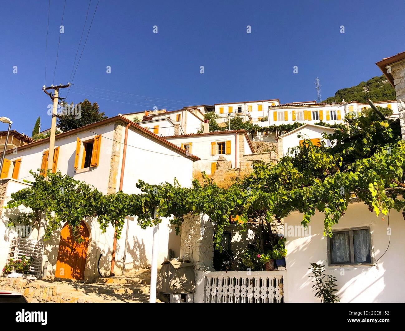 Village of vuno albania hi-res stock photography and images - Alamy