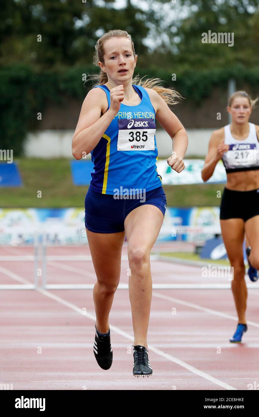 Utrecht, Netherlands. 30th Aug, 2020. UTRECHT, 30-08-2020, Atletiekbaan ...