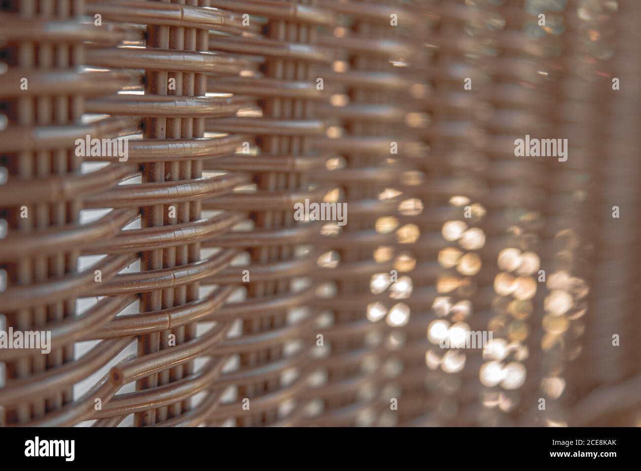 Old wicker plastic chair texture Stock Photo - Alamy