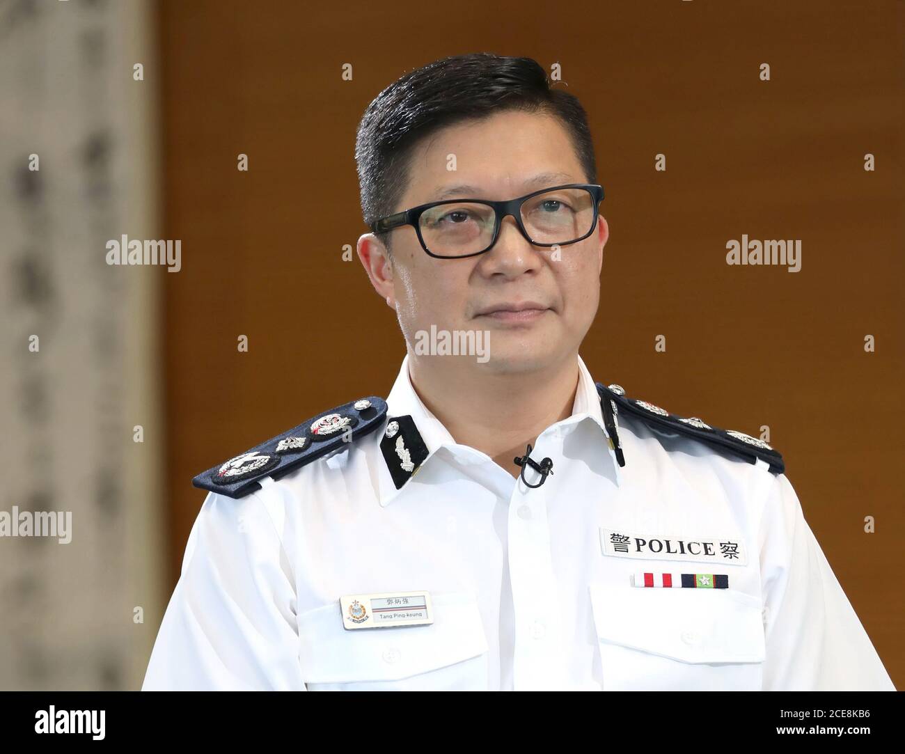 Hong Kong, China. 27th Aug, 2020. Chris Tang Ping-keung, commissioner ...
