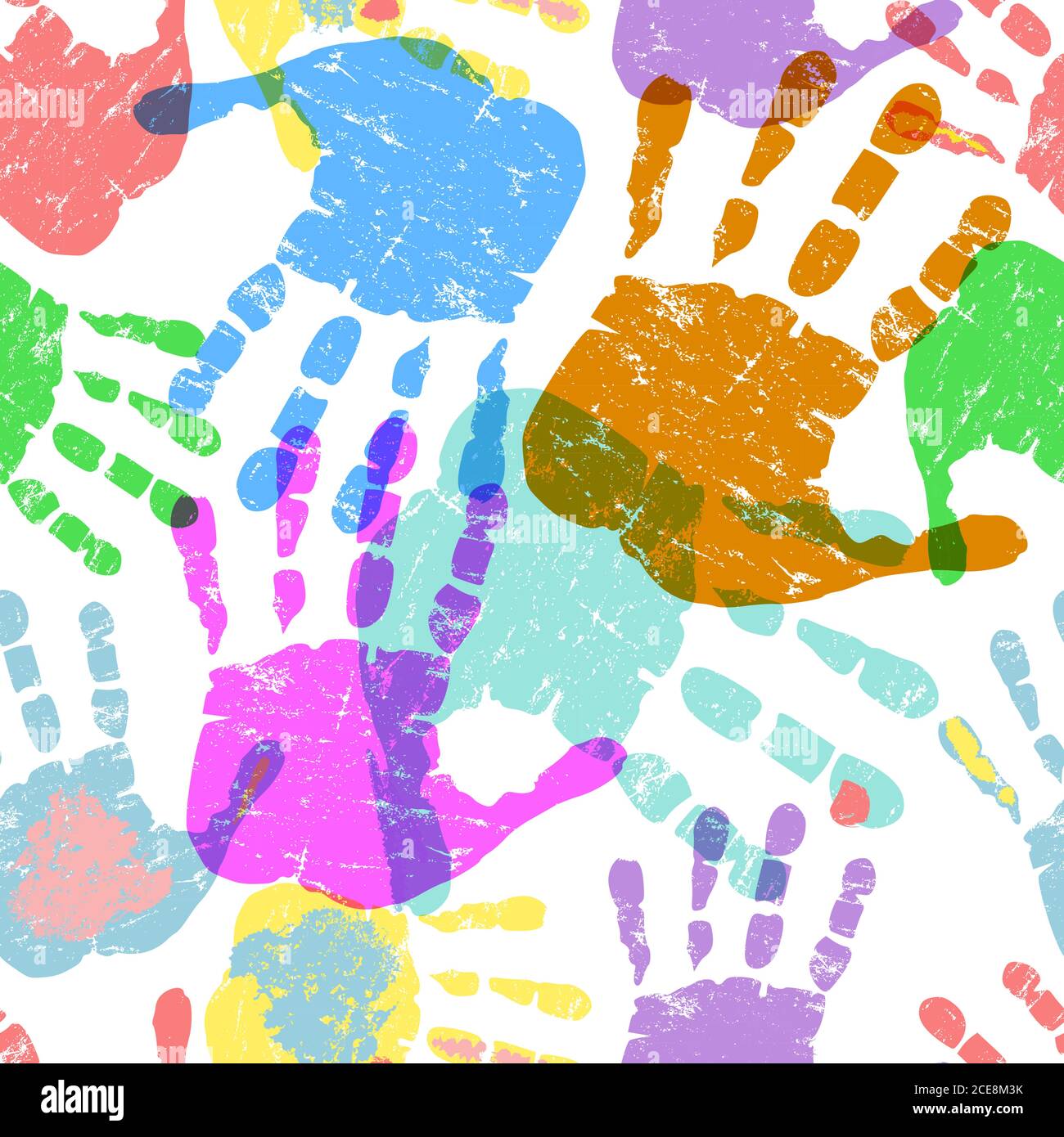 Dirty hands prints Stock Vector Images - Alamy