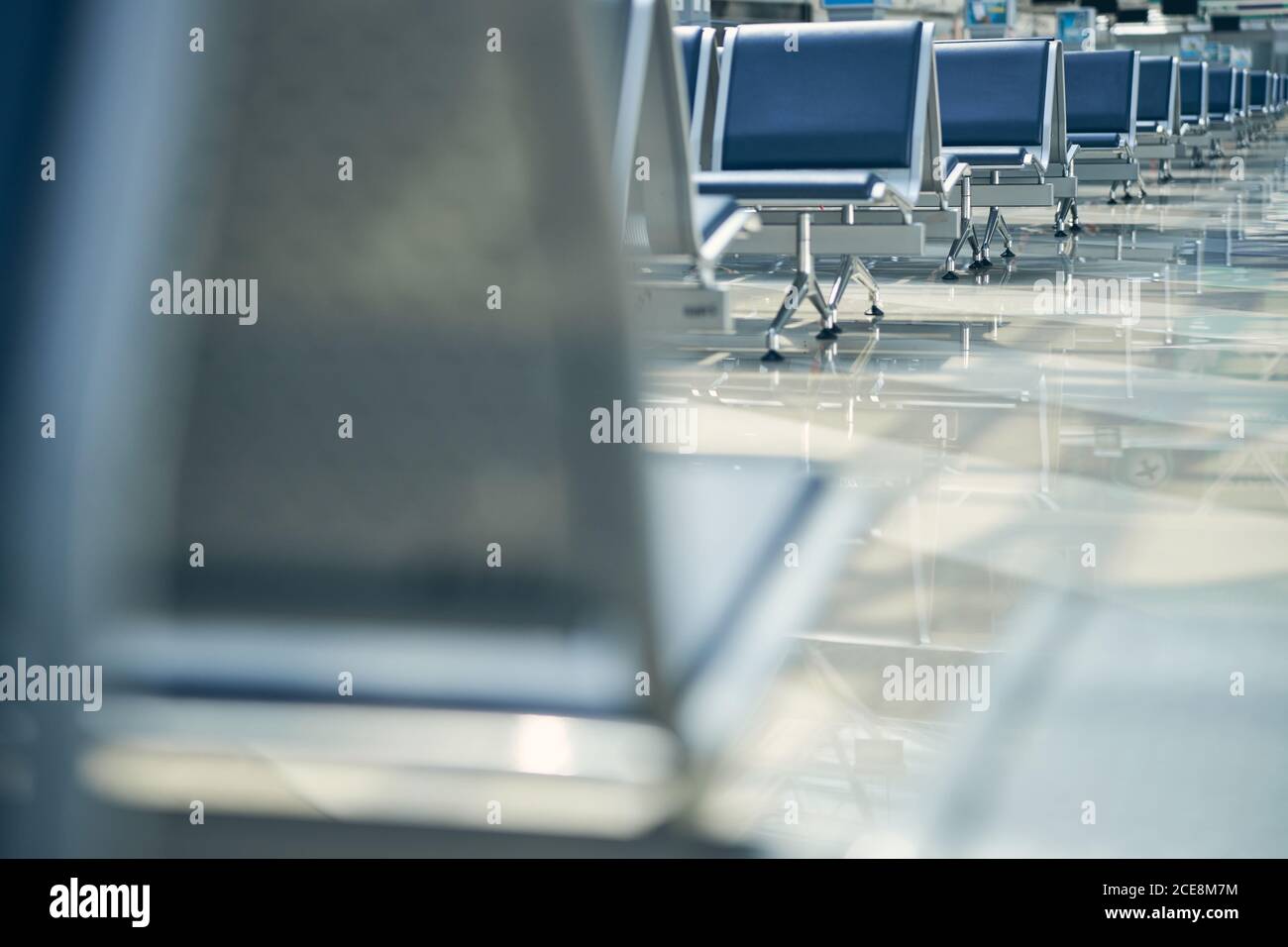 Airport luggage empty tape hi-res stock photography and images - Alamy
