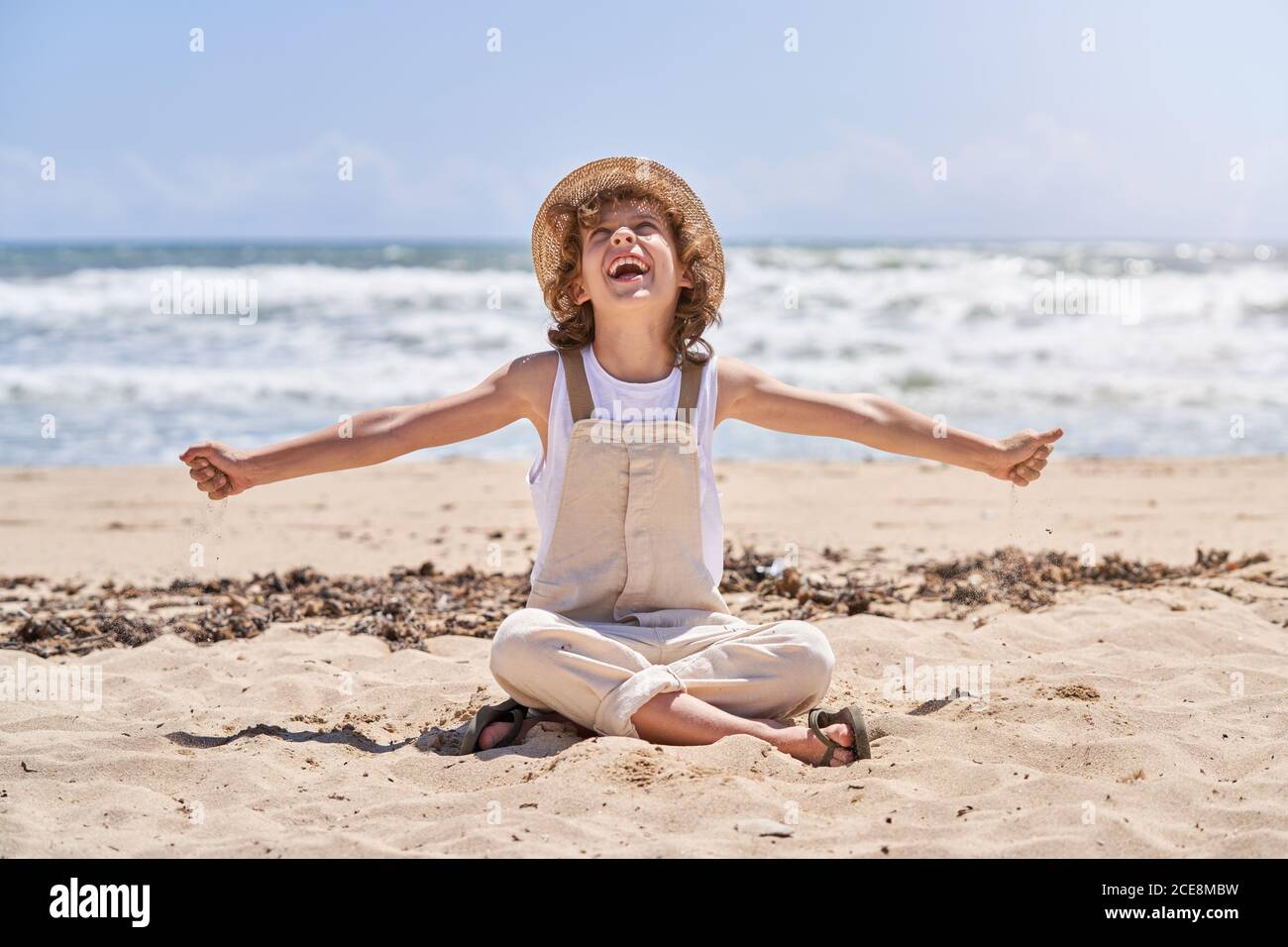 Boy open arms High Resolution Stock Photography and Images - Alamy