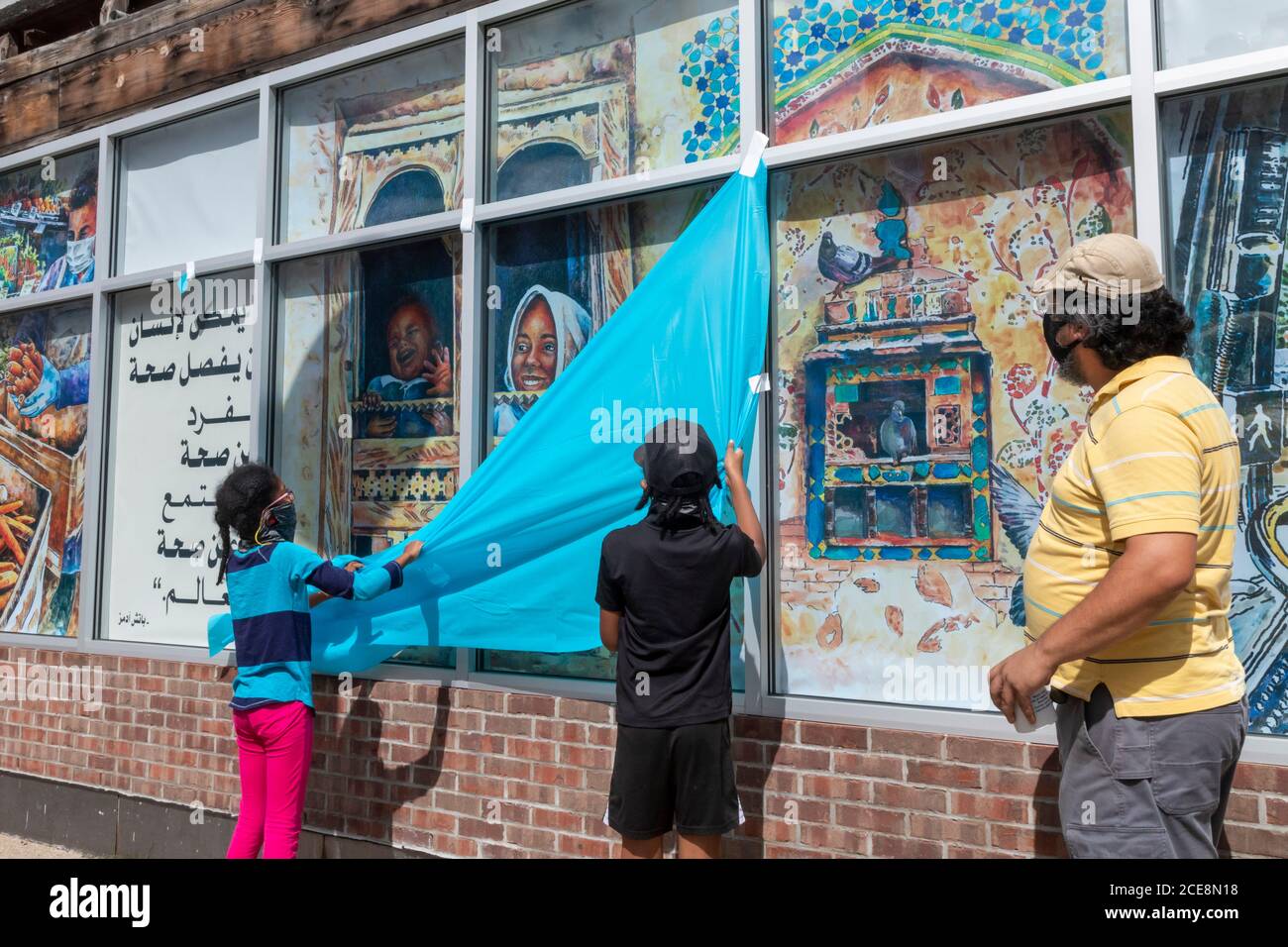 Hamtramck, Michigan - Children unveil a multilingual art installation ...