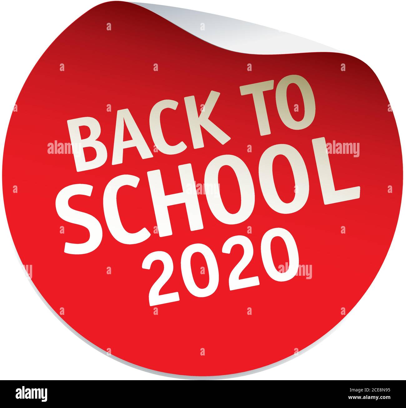 Set of vector stickers. Back to School. Vector emblem and logo Stock ...